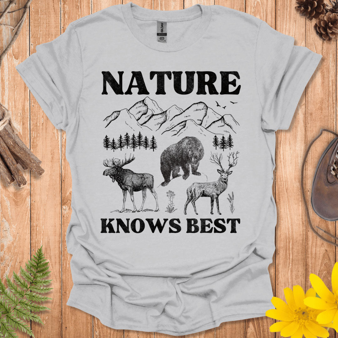 Nature Knows Best T-Shirt – CampThreads